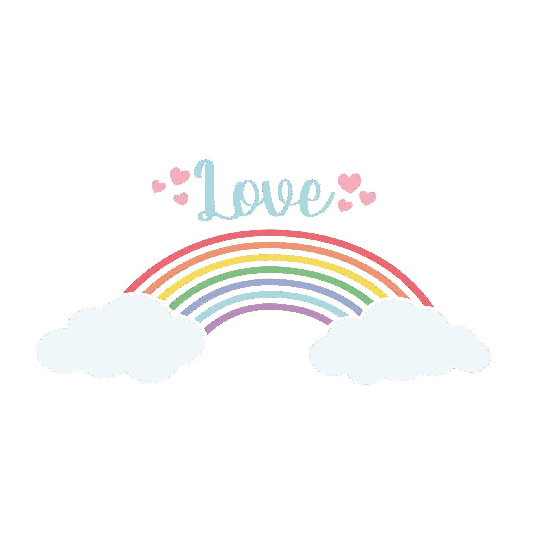 Sticker decorativ, Curcubeu, Multicolor, 72 cm, 4881ST-1 - eMAG.ro