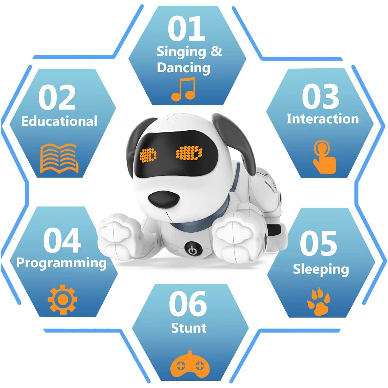 Catel Robot Inteligent cu telecomanda, interactiv, canta, danseaza ...