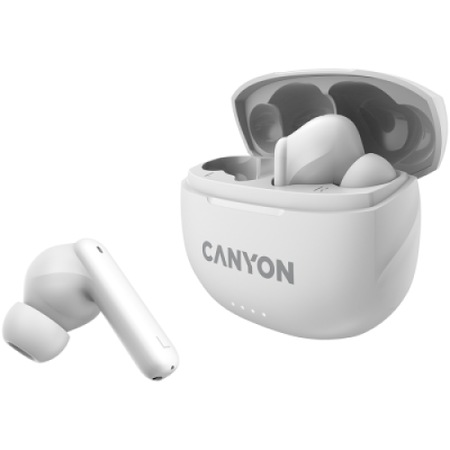 Casti wireless, Canyon, TWS-8, Alb - eMAG.ro
