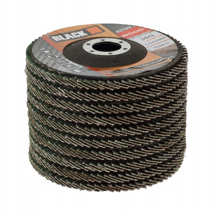 Set de 10 discuri de slefuit 125 mm granulatie P40 - eMAG.ro