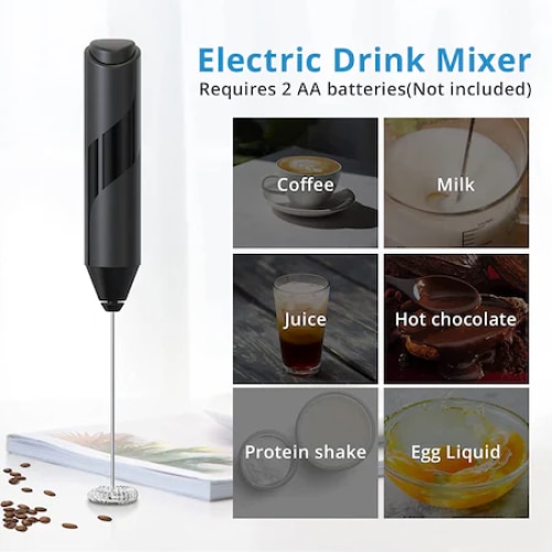 Mixer vertical pentru spuma de lapte, electric, ideal pentru cappuccino ...