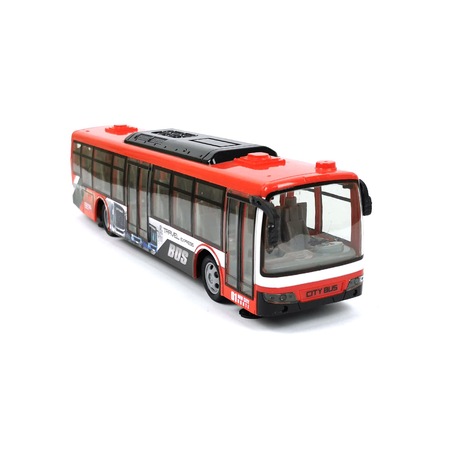 Autobuz copii, Cu telecomanda, Acumulator, 38 x 10 x 7 cm, Multicolor ...