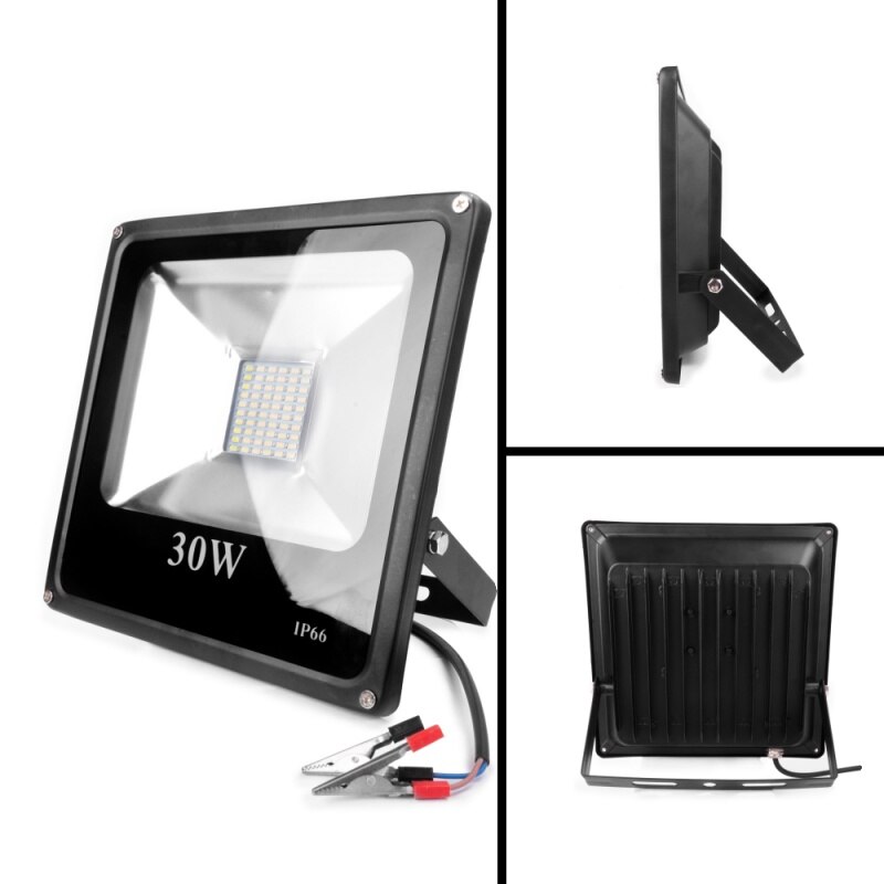 Proiector Slim Led cu Leduri SMD 12V/30W, Negru - eMAG.ro