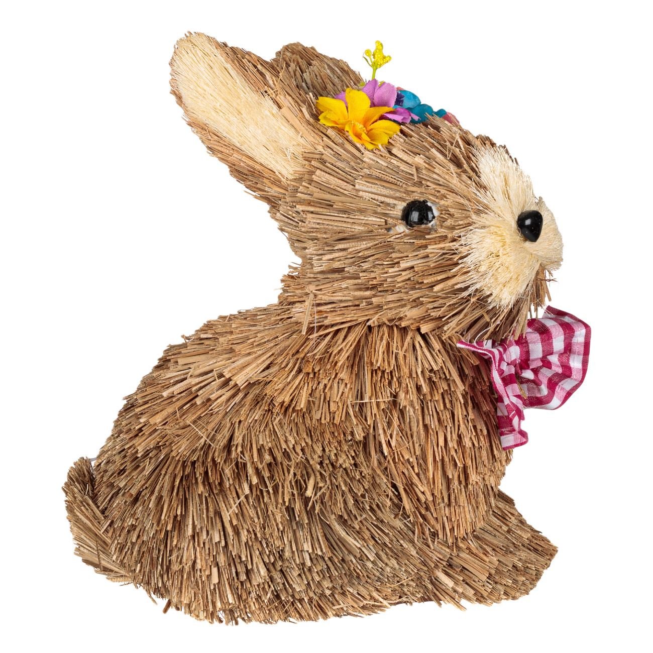 Iepuras de Paste cu papion, DecorCasa, 22 cm - eMAG.ro