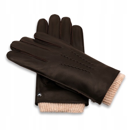 Manusi de iarna pentru barbati cu tehnologie touch, Napo Gloves, piele ...