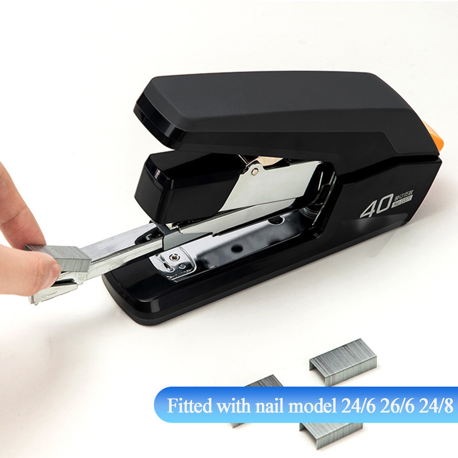 Capsator de birou effortless desktop, Darklove, 40 coli, potrivit ...