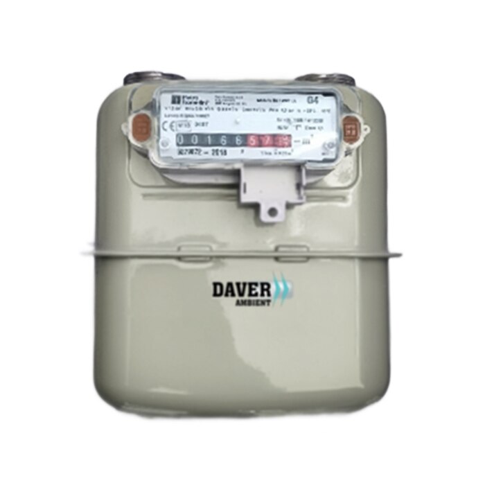 Contor de gaz tip G4, debit maxim 6 mc/h, Daver, 110mm intre axe ...