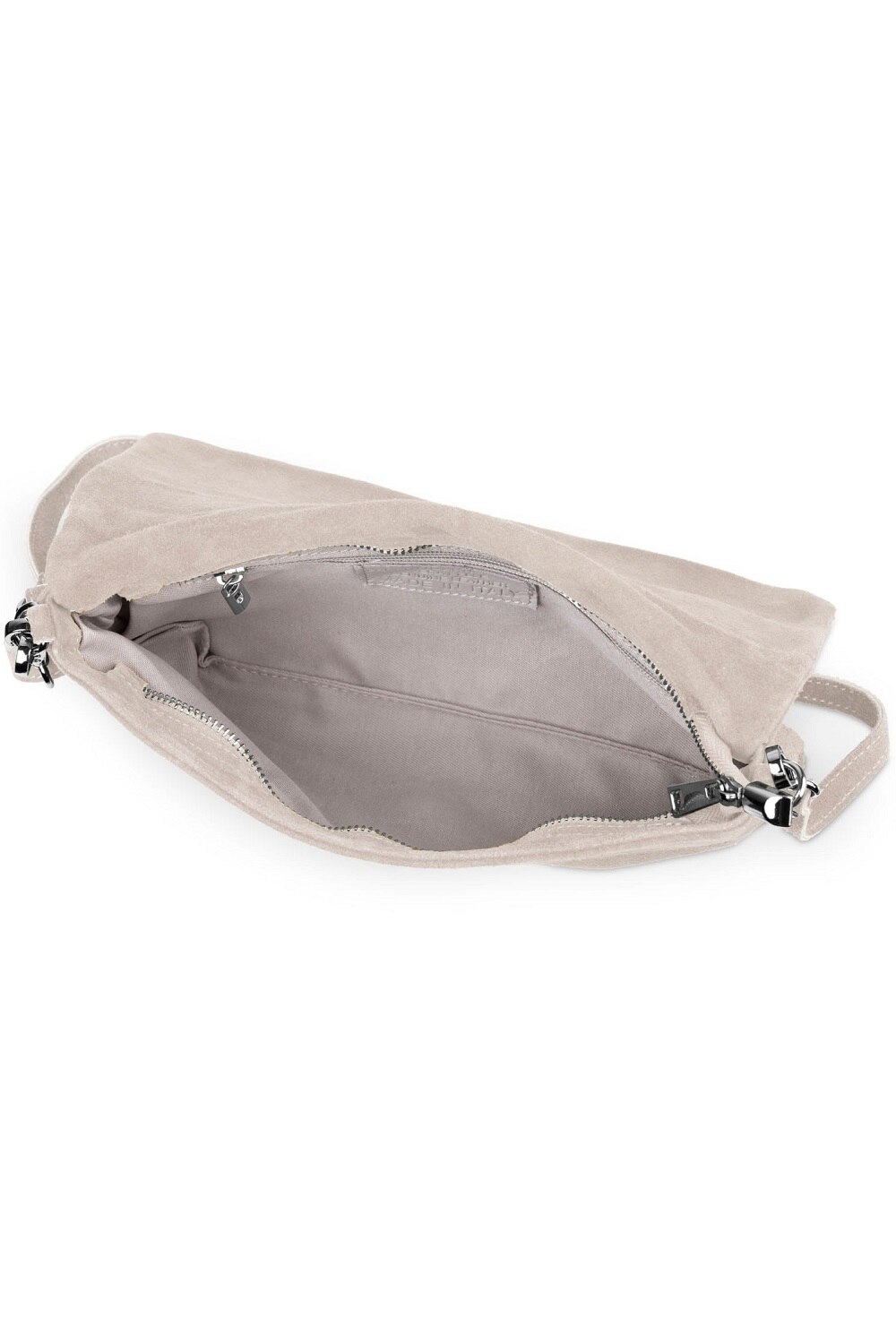 Geanta de dama, Vera Pelle, Piele intoarsa, VPL0367-BE, Clutch, Bej ...