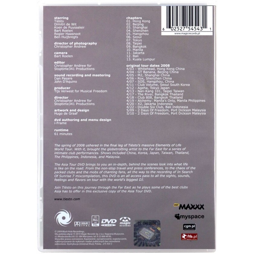 Tiesto: Asia Tour (PL) [DVD] - eMAG.ro