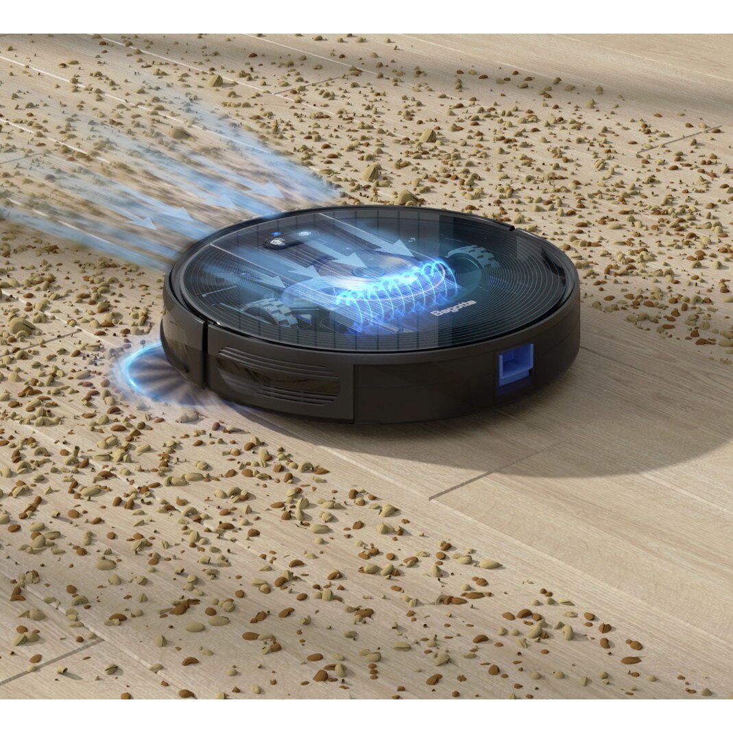 Прахосмукачка робот 4 в 1, Bagotte BG800 MAX, навигационен жироскоп ...