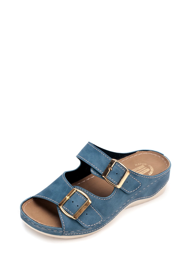 Papuci confort dama Tellus 25-18, Denim - eMAG.ro