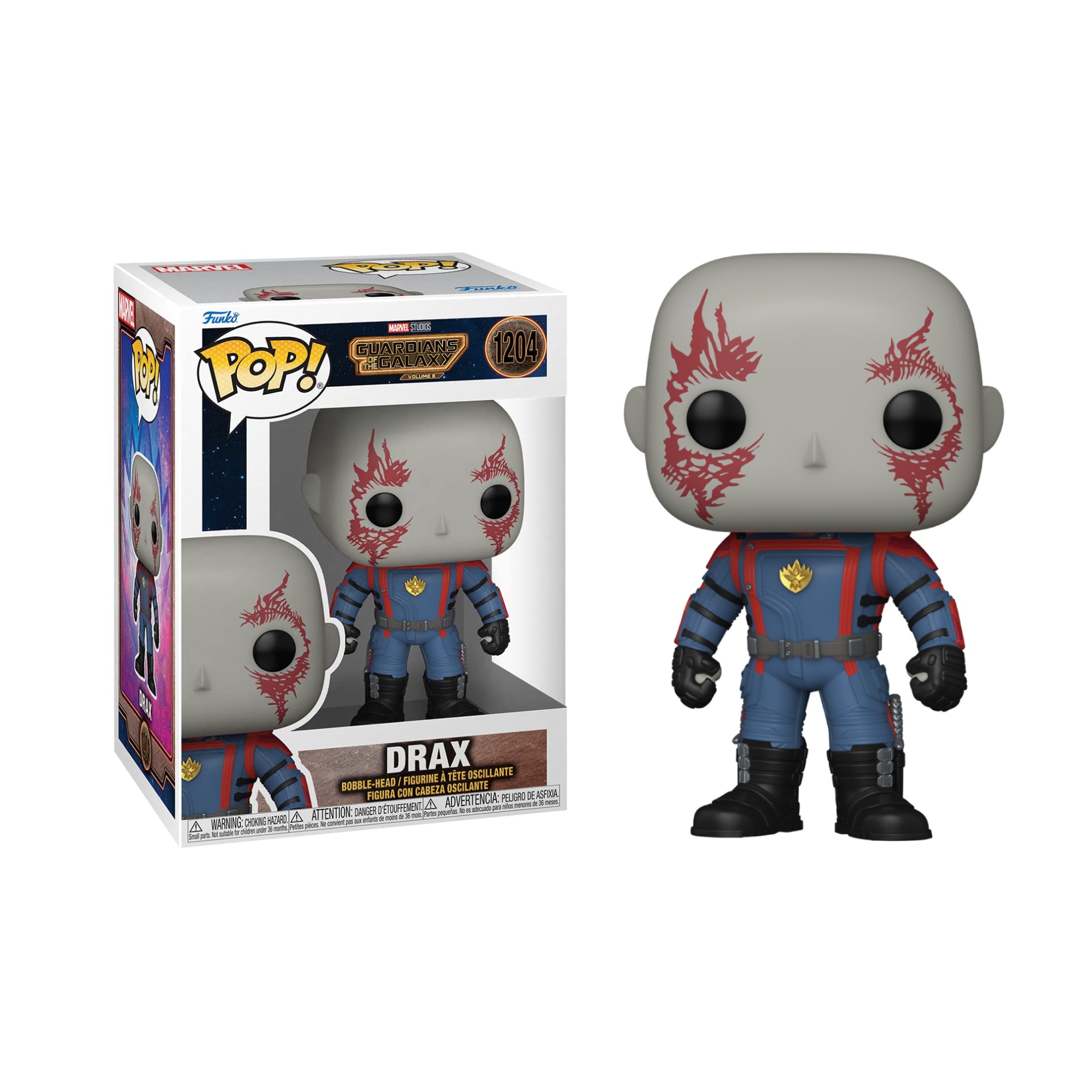 Figurina Funko Pop Marvel Guardians Of The Galaxy Vol.3 Drax 9cm - eMAG.ro