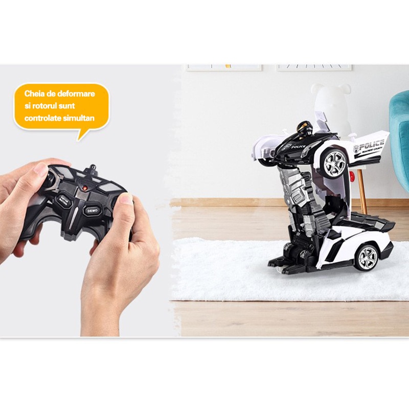 Robot hibrid cu telecomanda, Vantheir, masina curse cu telecomanda, 1: ...