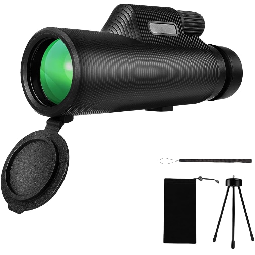 Комплект монокъл OOTO, с държач за смартфон и статив, 10X42 - eMAG.bg