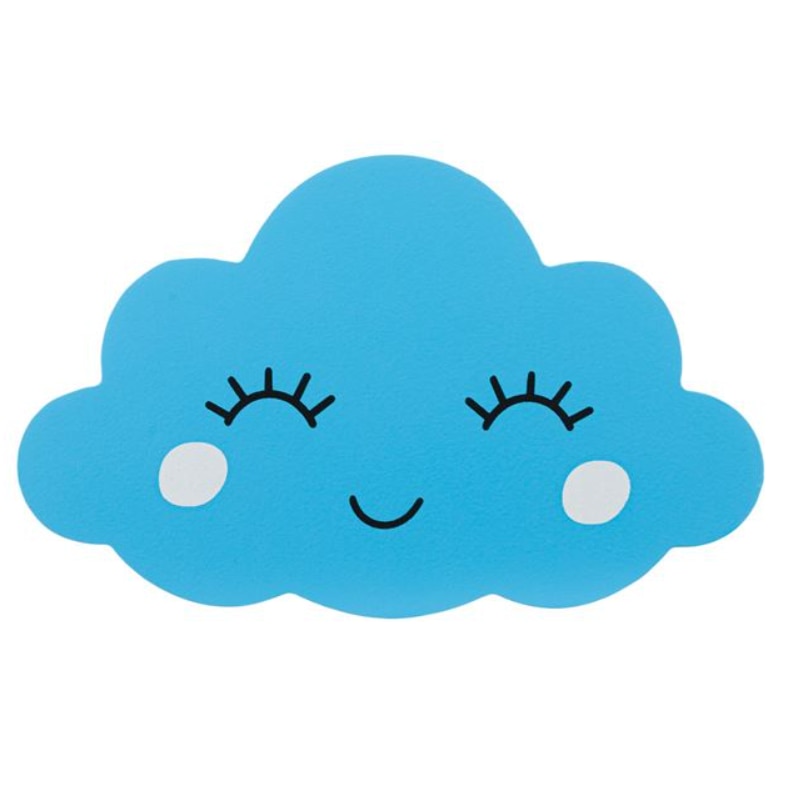 Lampa de perete in forma de norisor albastru din lemn, Iluminat pentru ...