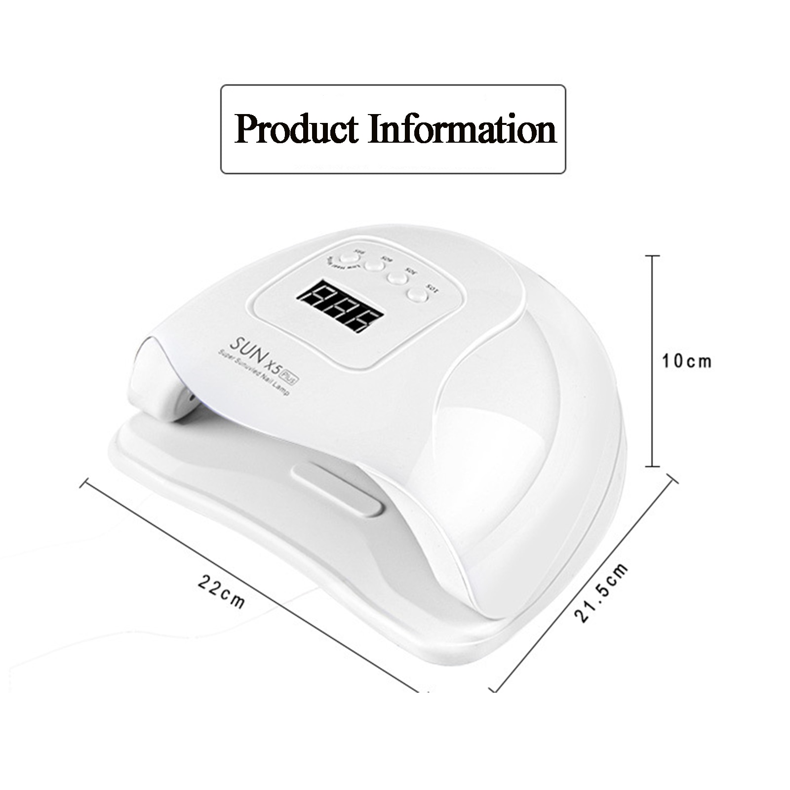 Lampa Profesionala Unghii UV LED 80 W Cu Senzori, Darklove, 36 Leduri ...