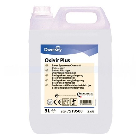 Detergent Concentrat Dezinfectant Suprafete Diversey Oxivir Plus, 5L ...