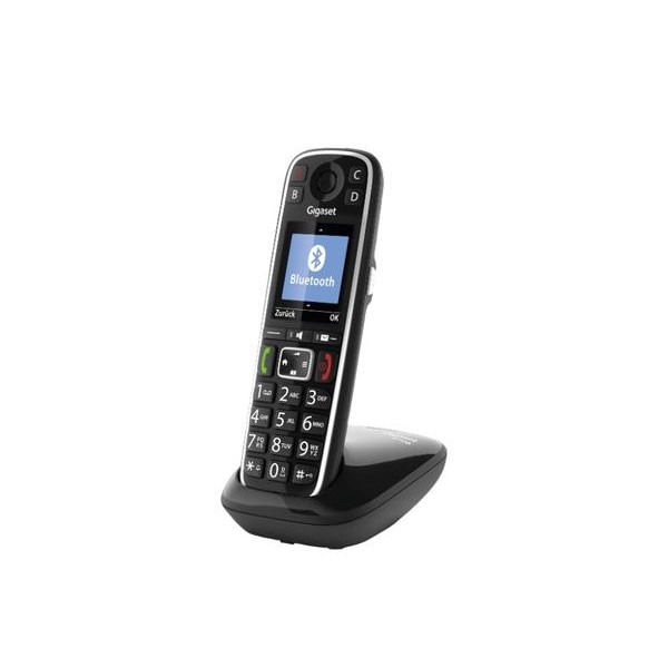 Telefon DECT fara fir Gigaset E720, Bluetooth, Hands Free Negru - eMAG.ro
