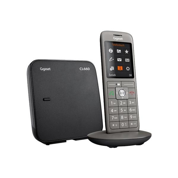 Telefon fara fir DECT Gigaset CL660, Hands-Free, baby monitor Negru ...