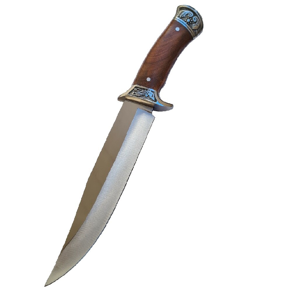 Set Camping Topor si Cutit Vanatoare Eagle, otel carbon, huse incluse ...