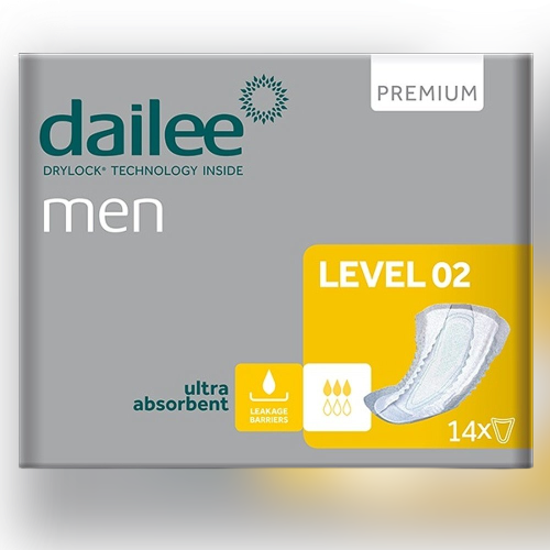 Absorbante urologice DAILEE MEN Level 2, 3 Picaturi, 14 buc - eMAG.ro