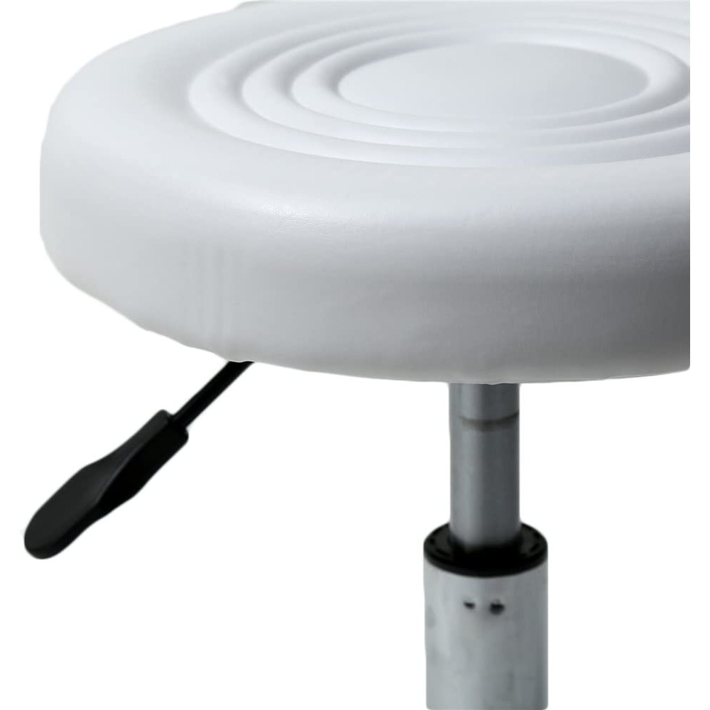 Scaun cosmetician Ardette, BR003, Alb, Piele ecologica, Hidraulic, gen ...