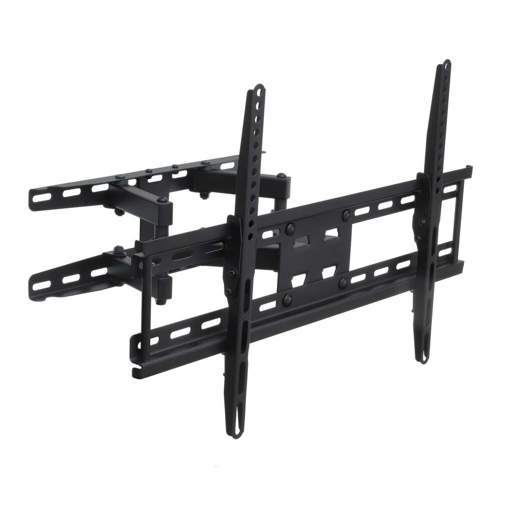 Suport TV LED/LCD, ART, Ajustabil vertical/orizontal, Metal, Negru ...