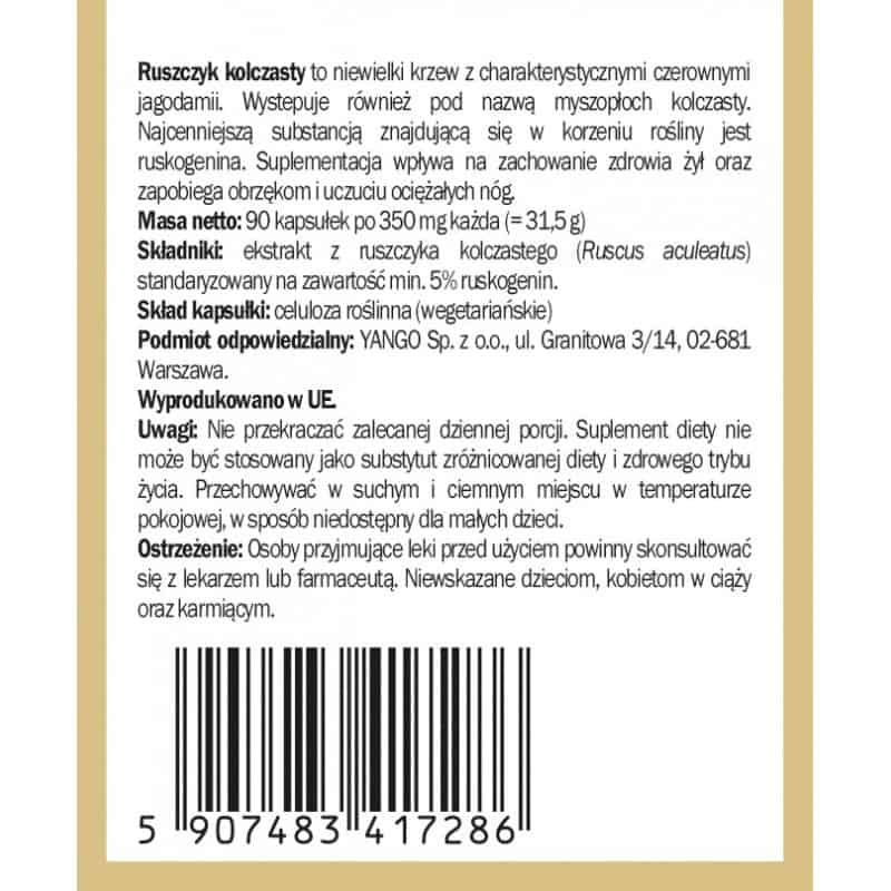 Flacon cuisoare, Yango, Sustine circulatia venoasa, pentru picioare ...