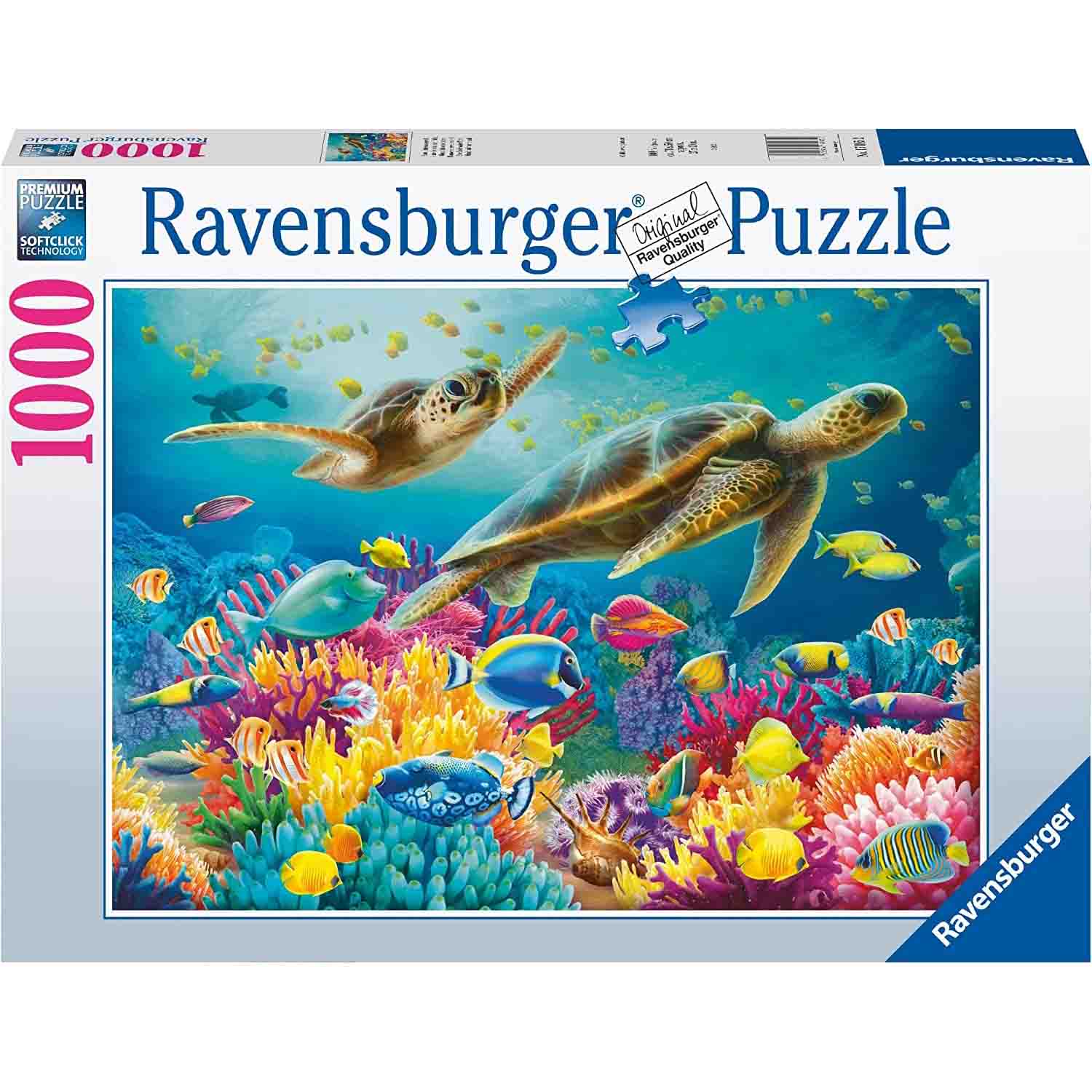Puzzle Ravensburger - Lumea subacvatica, 1000 piese - eMAG.ro