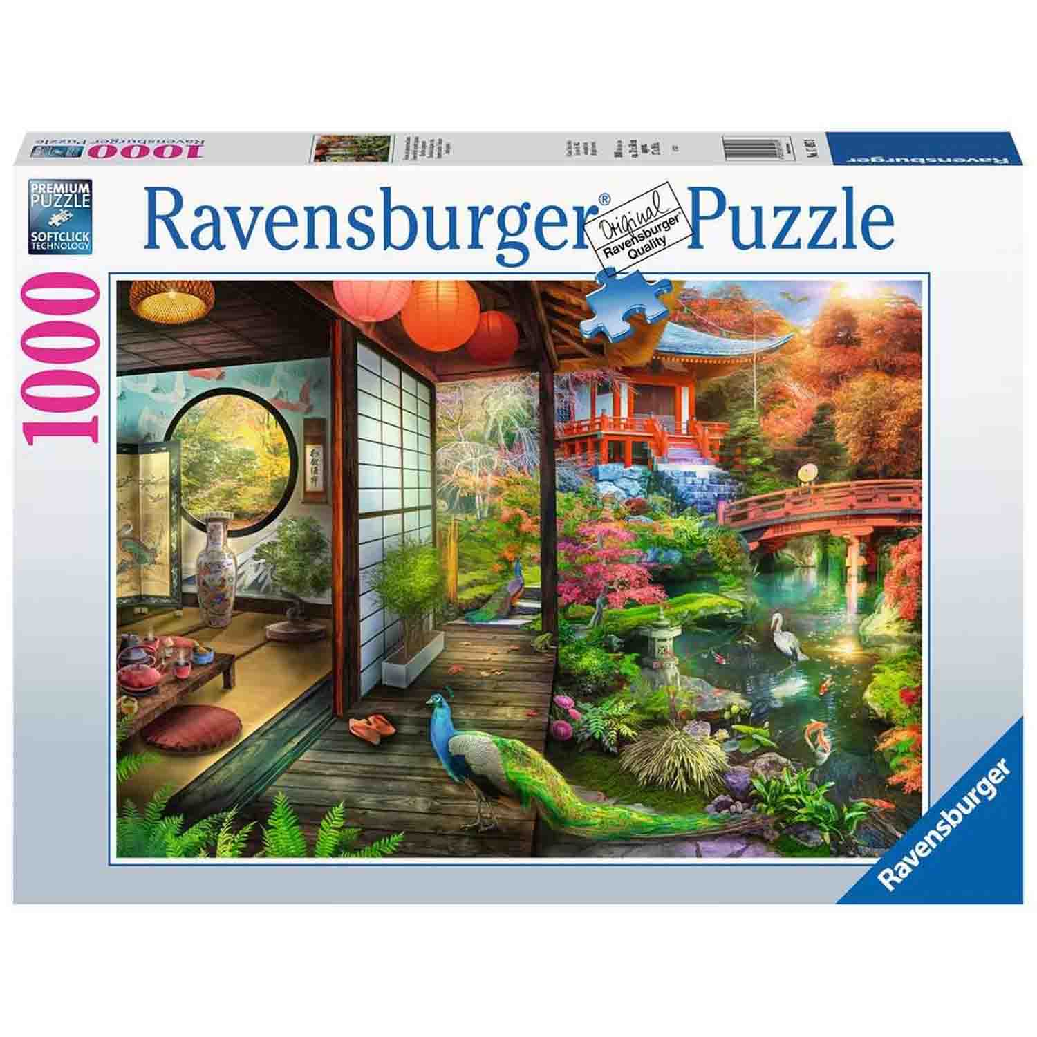 Ravensburger puzzle - Japán kert, 1000 darab - eMAG.hu