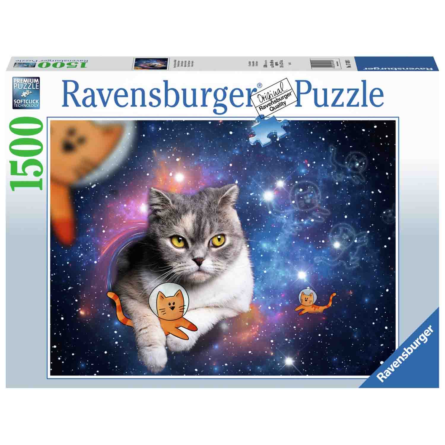 Rejtvény Ravensburger - Kiscicák az űrben, 1500 darab - eMAG.hu