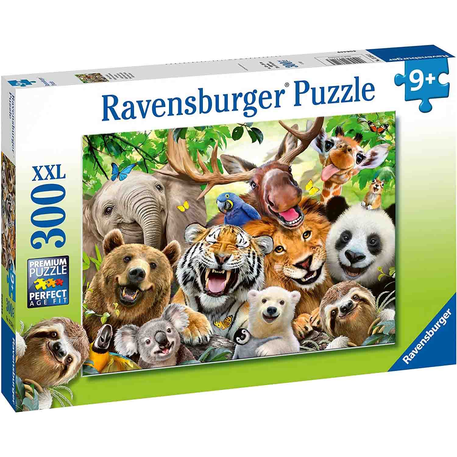 Puzzle Ravensburger - Selfie egzotikus állatokkal, 300 darab - eMAG.hu
