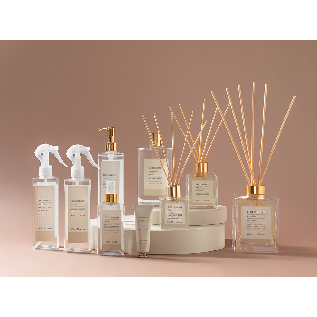 Odorizant de camera parfum, English Home, White Flowers, 500 ml, Bej ...