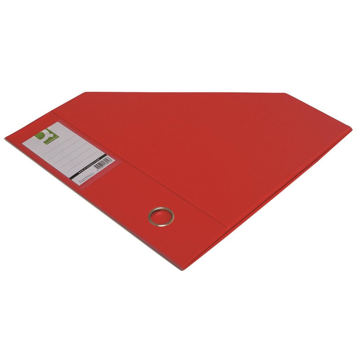 Suport vertical Q-CONNECT plastifiat PVC, pliabil, cotor 76 mm, cu inel ...