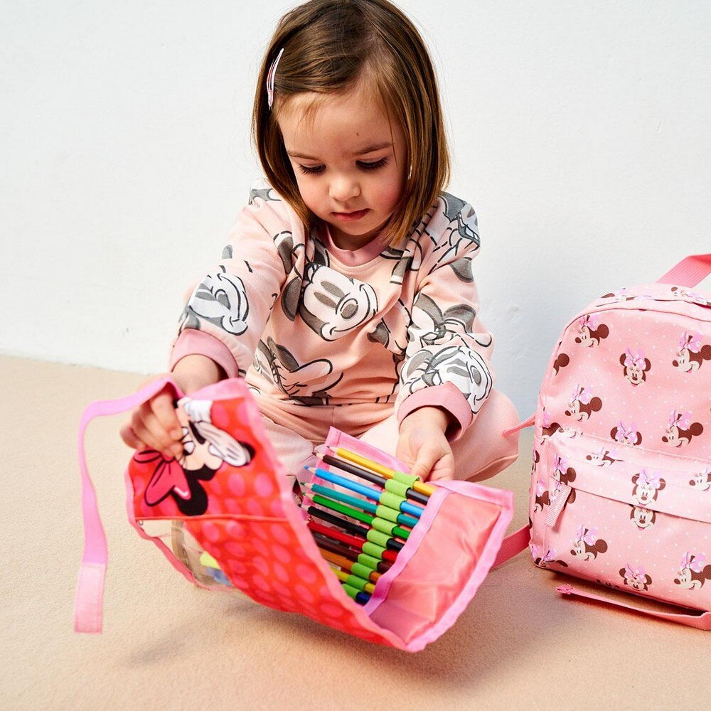 Kit scolar Minnie Mouse, roz - eMAG.ro