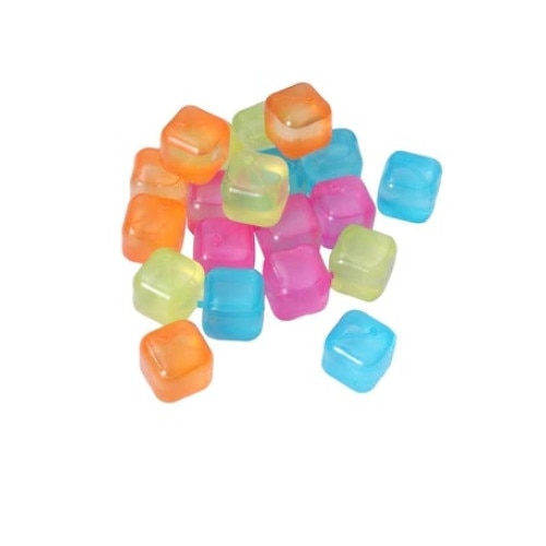 Cuburi de gheata reutilizabile, 20 buc, multiculor - eMAG.ro