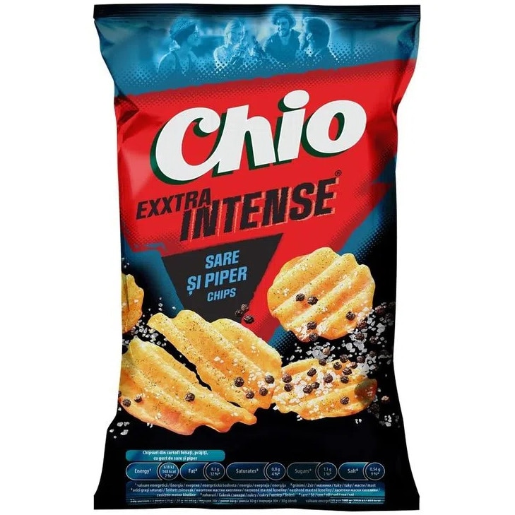 Chipsuri Chio extra intense cu sare si piper 125g - eMAG.ro