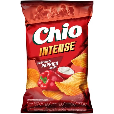 Chipsuri Chio intense cu gust de smantana si paprica 130g - eMAG.ro