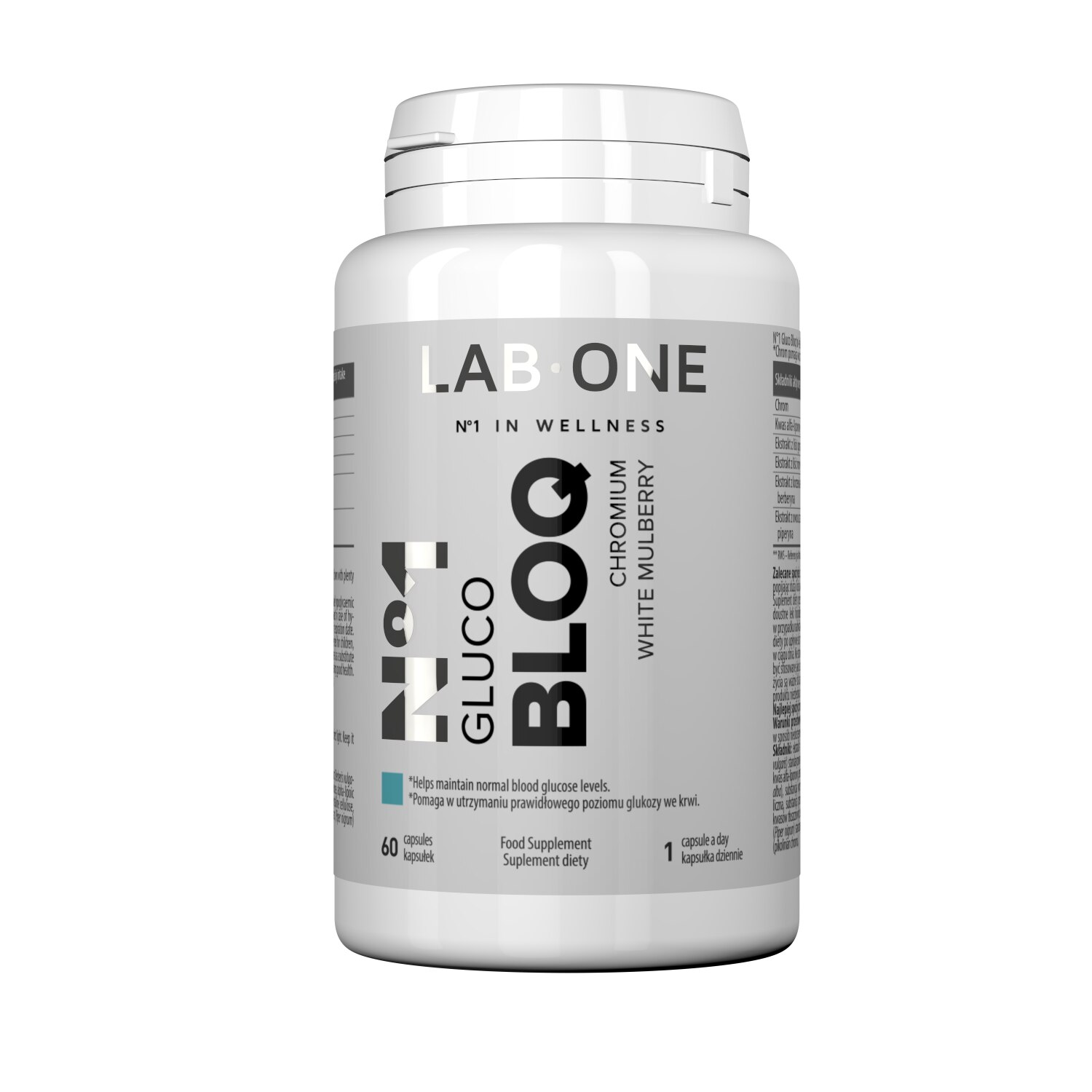 Flacon, Lab One, Nivel normal de glucoza, 60 capsule - eMAG.ro