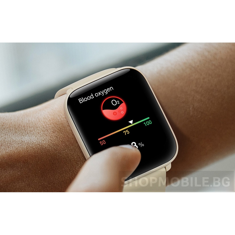 Smartwatch Mibro C2, Xiaomi, Ecran HD, 1.69 inch, 2 atm, 270 mAh, Alb ...