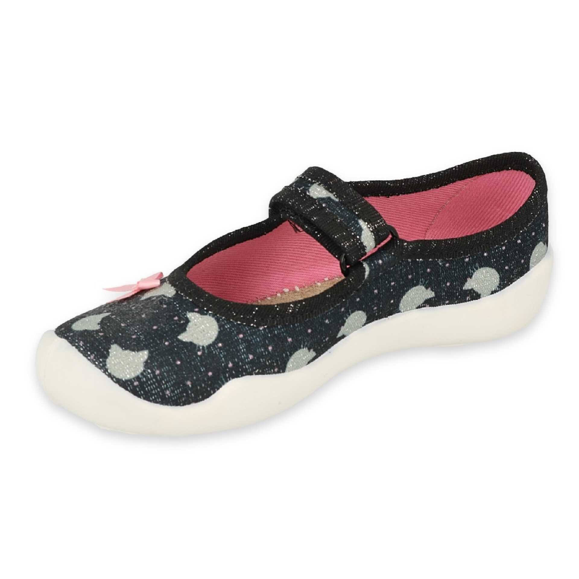 Papuci fete, Befado, Poliester, Negru, 36 EU - eMAG.ro