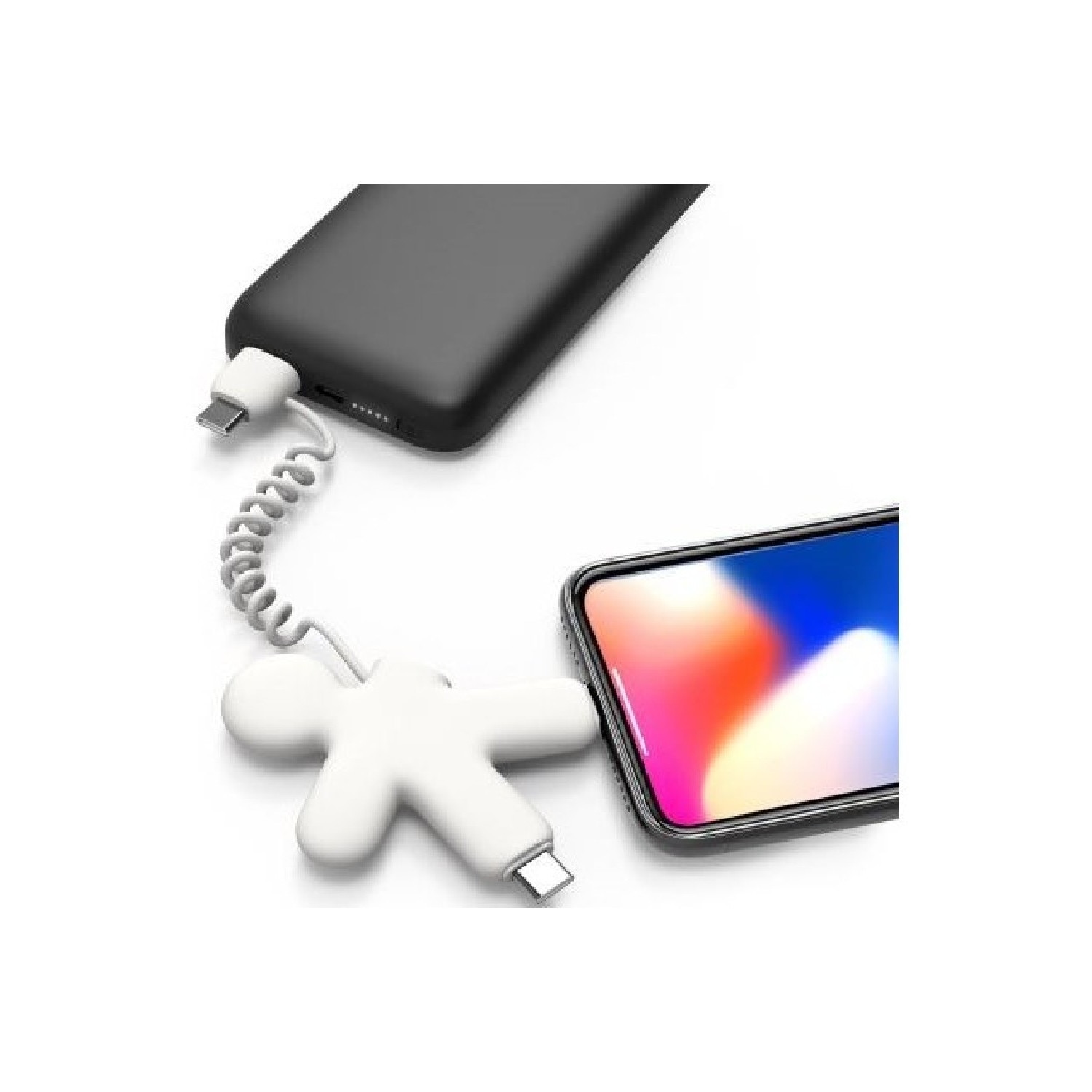 Cablu de date, Xoopar, USB-C, Alb - eMAG.ro