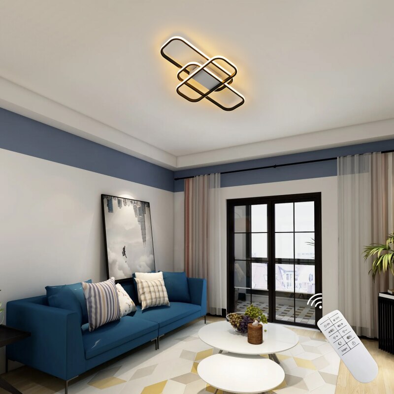 Plafoniera LED dreptunghiulara, SENQIU, Aluminiu, 55*35*7cm, 44W, Cu ...