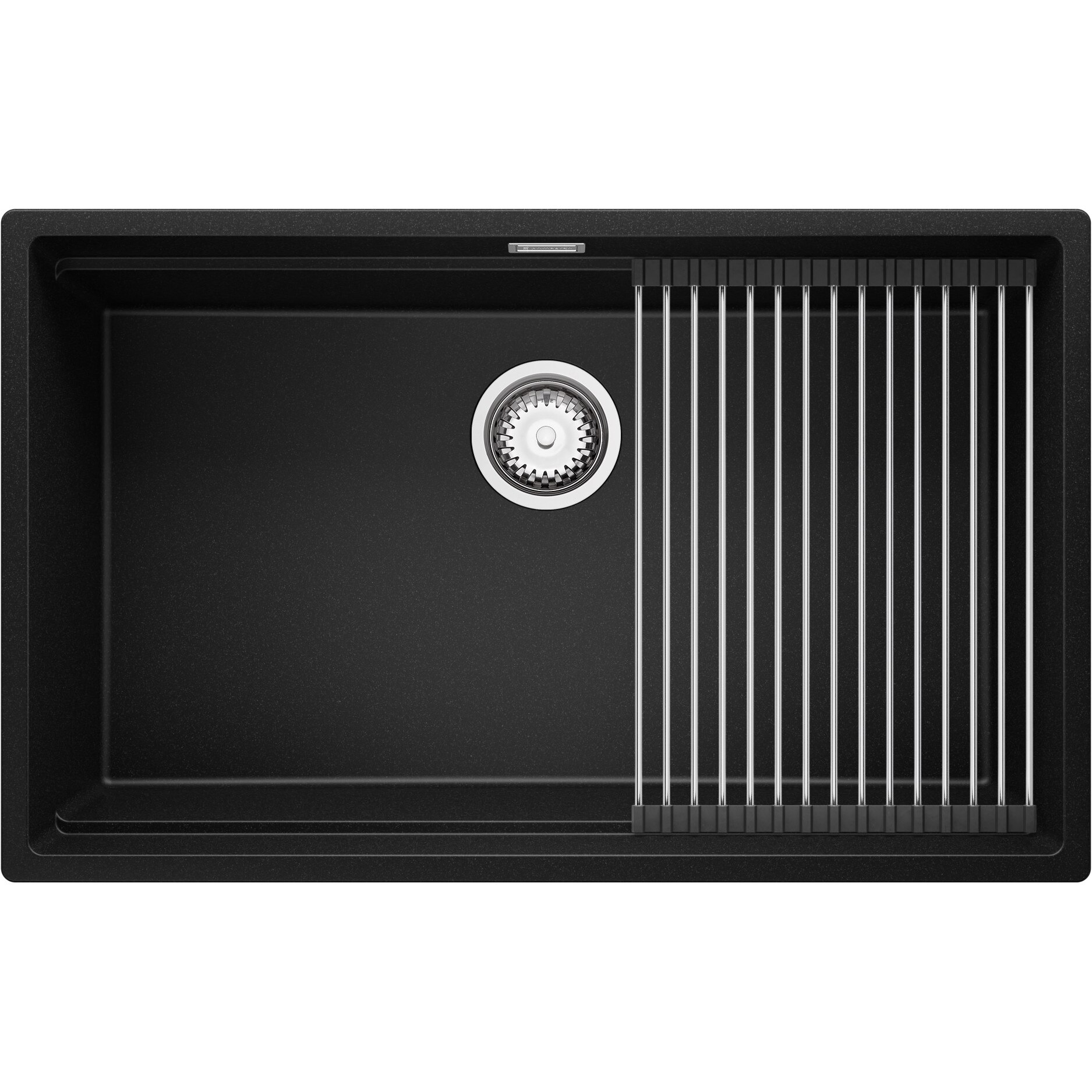 Chiuveta de Bucatarie Granit cu Sifon, 76x47 cm, Adancime 20 cm ...