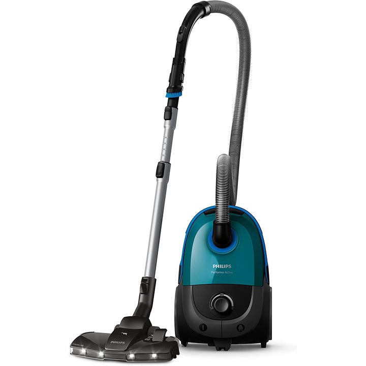 Прахосмукачка с торба Philips Performer Active FC8580/09, 900W, 4л, LED ...