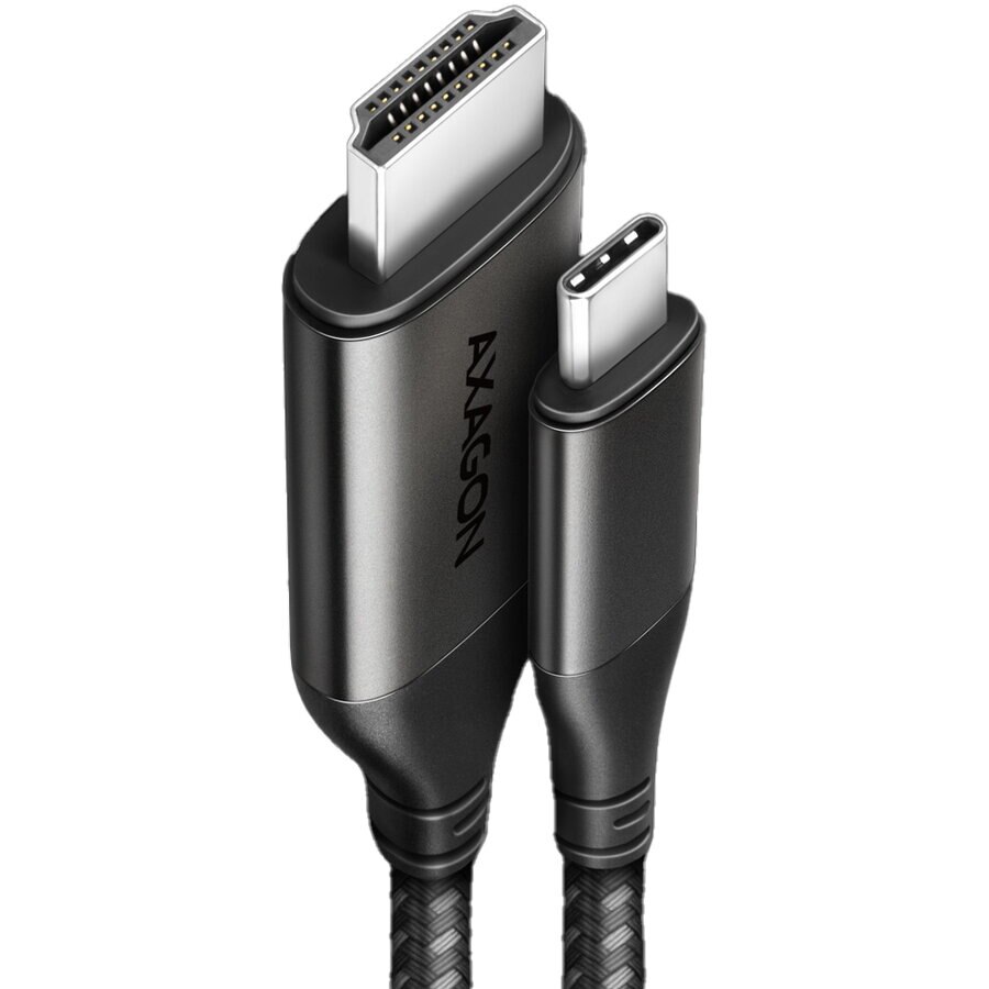 Адаптер кабел Axagon RVC-HI2MC, USB-C към HDMI 2.0a (мъжко), 4K/60Hz ...