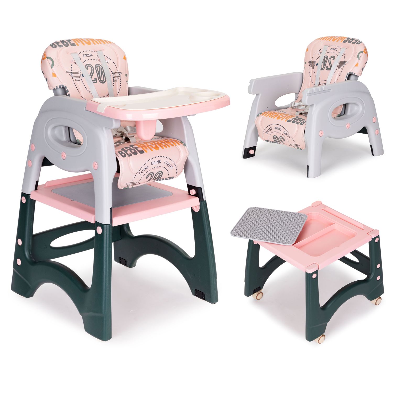 Scaun de masa 2 in 1 multifunctional ISP "Likesmart Baby Chair ...