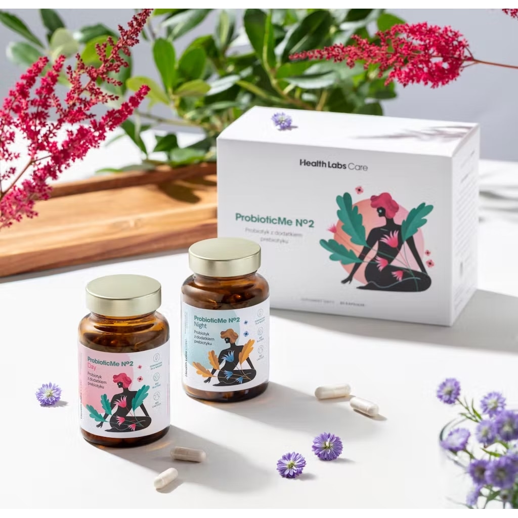 Set 2 Flacoane, Health Labs Care, Probiotic si Prebiotic, 60 capsule ...