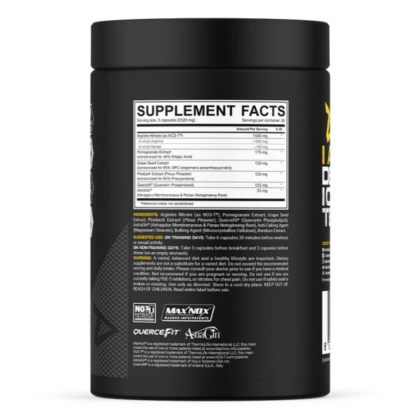 Supliment pentru masa musculara, Vaso Grow 24HR Pump Formula 150 Caps - eMAG.ro