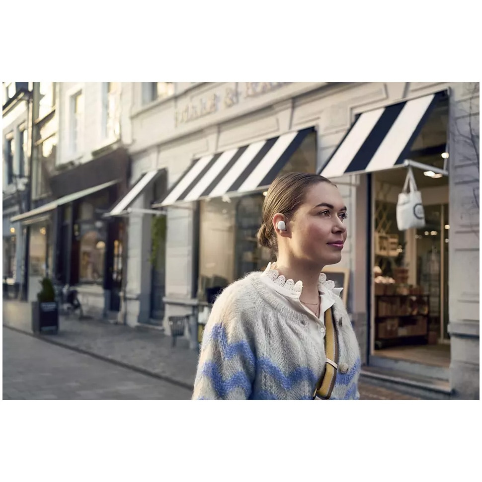 Casti True Wireless Philips TAT4556WT/00, Bluetooth, Waterproof, ANC ...